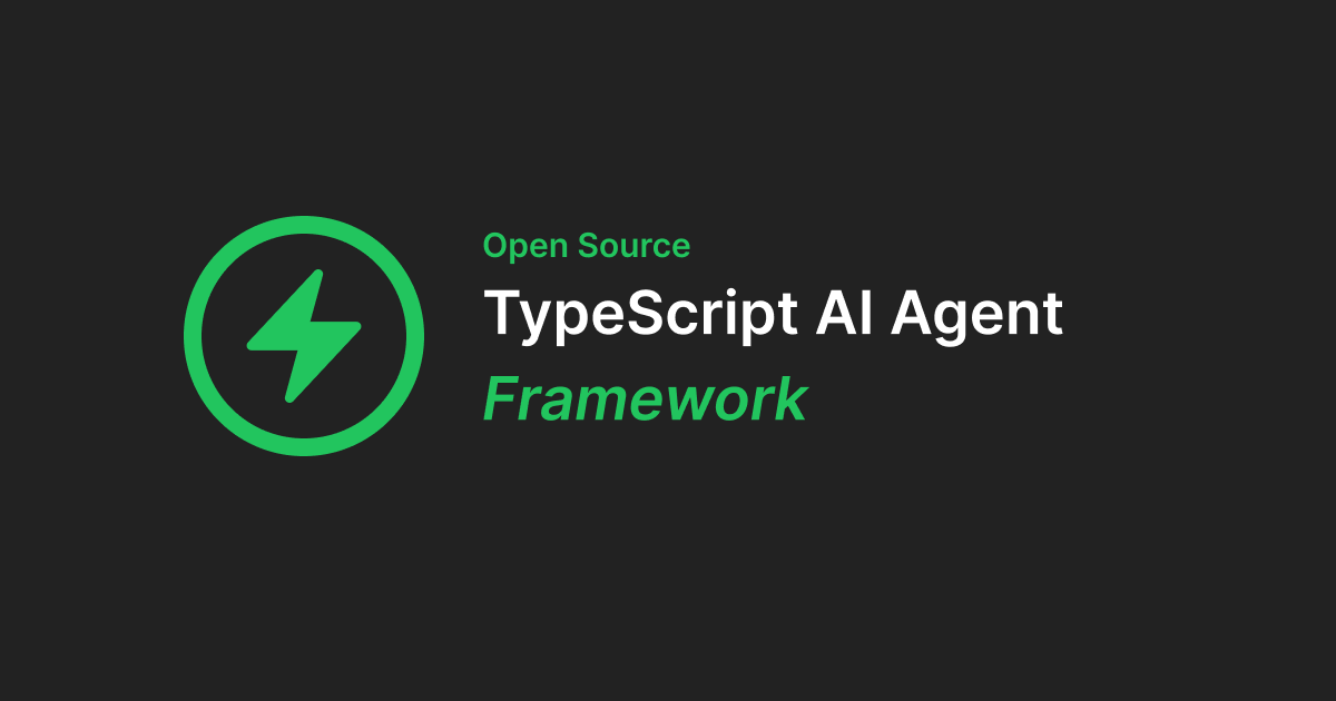 [B! typescript] VoltAgent - Open Source TypeScript AI Agent Framework